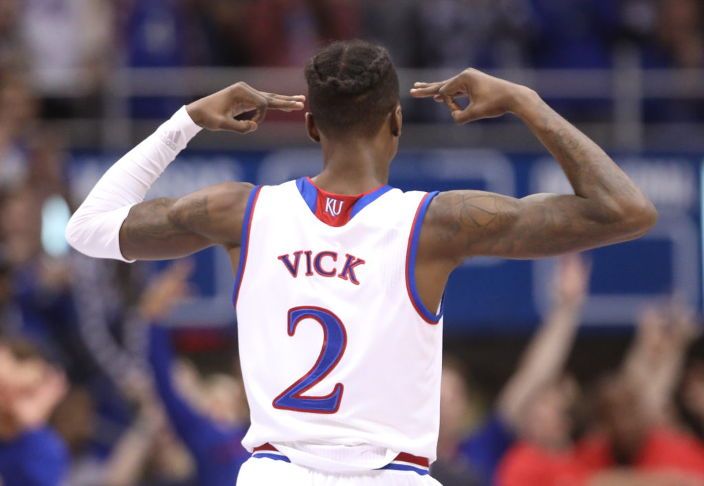Former Jayhawk Lagerald Vick pulls name from NBA draft pool | News ...